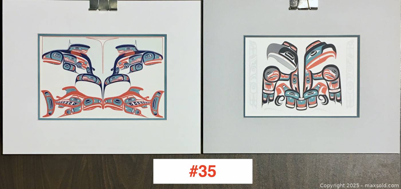 2 Robert Davidson Haida prints 1983 | Maxsold