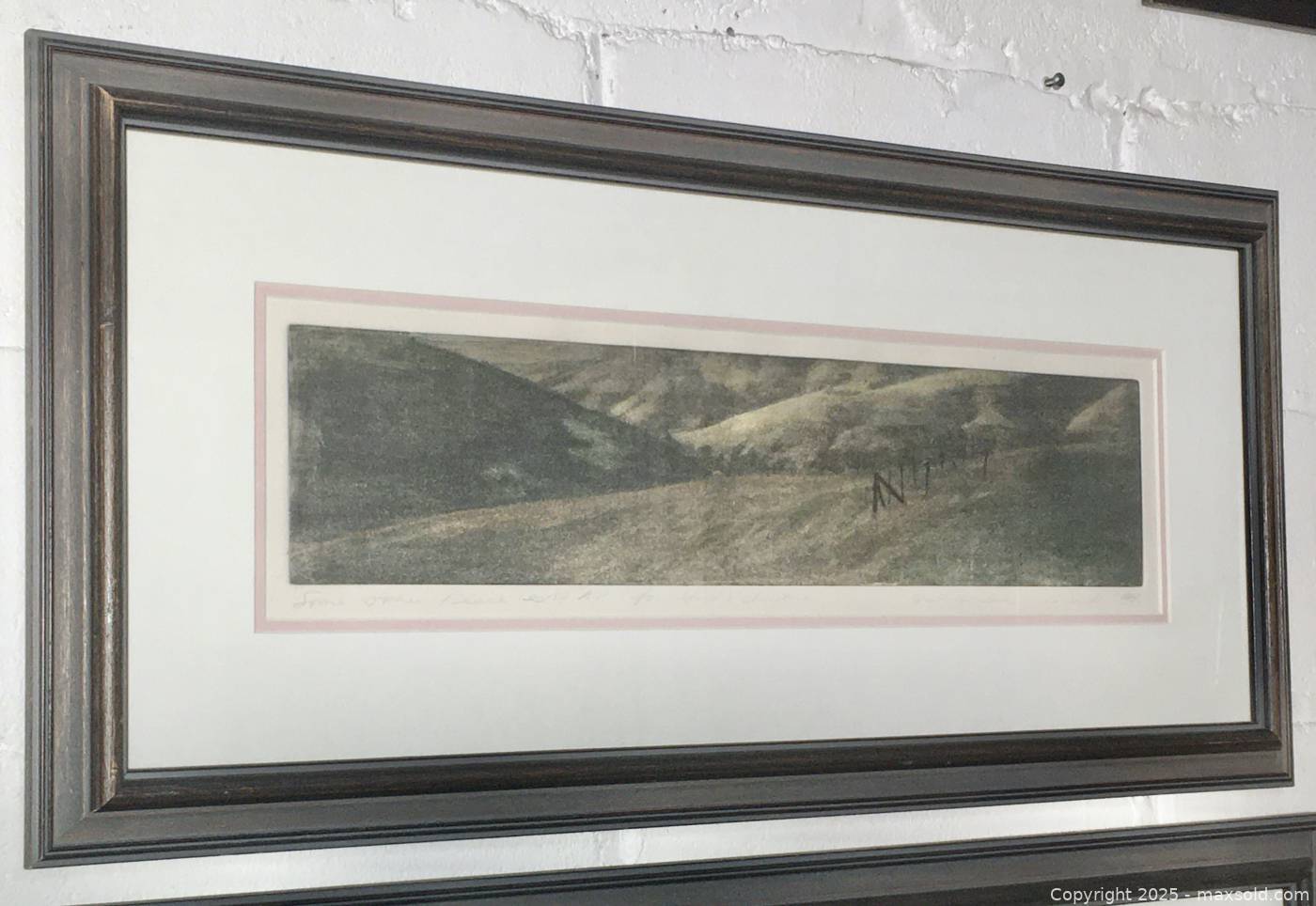 Pair George Raab artist proof intaglio prints 1988 | Maxsold
