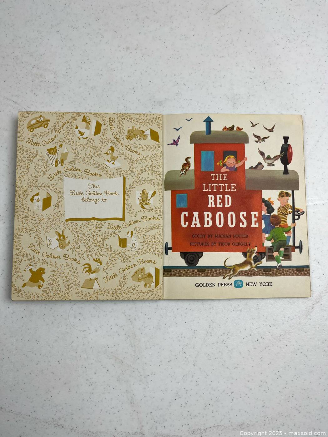 The Little Red Caboose Little Golden Book 1969 | Maxsold