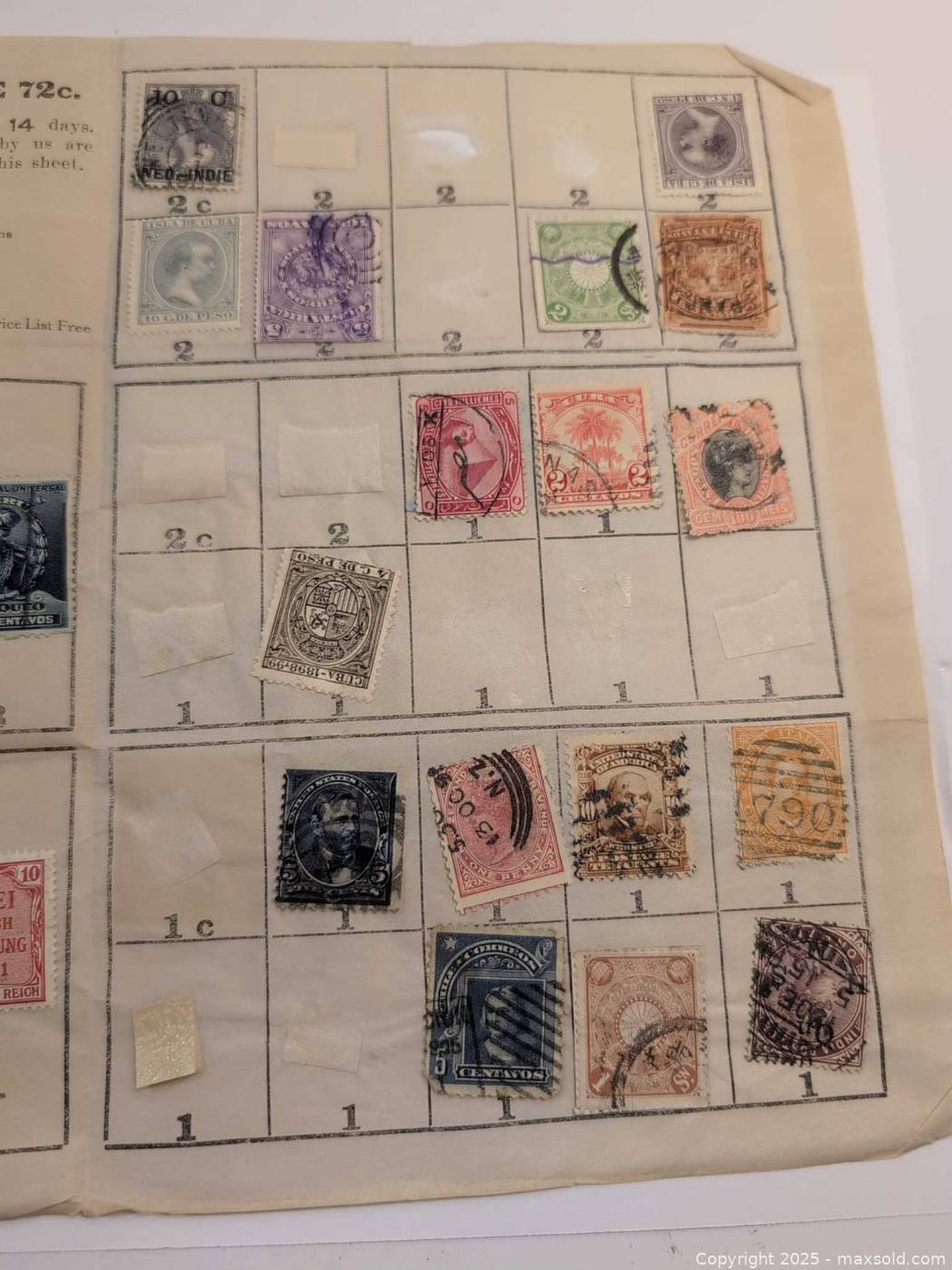 Antique & vintage stamp consignment page | Maxsold