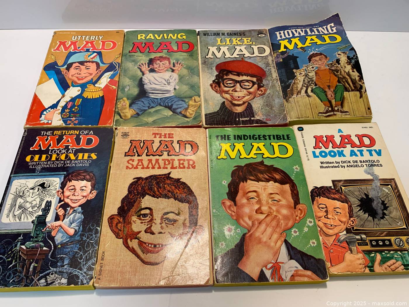 8 vintage MAD Signet mass-market paperbacks | Maxsold