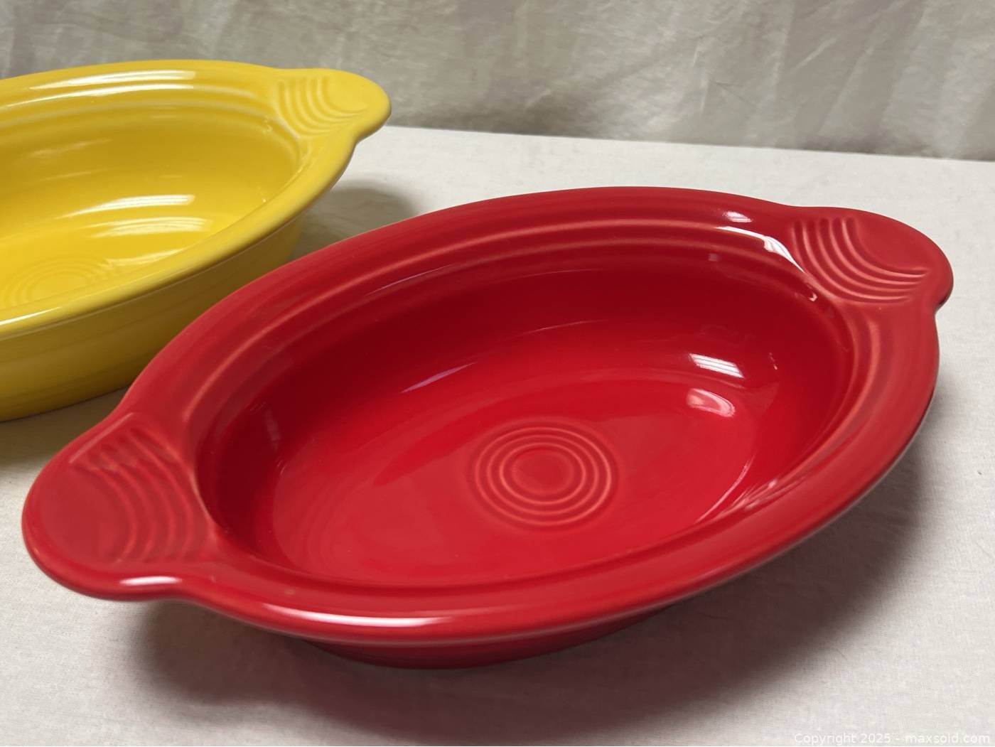 Fiesta oval baking or serving dishes set | Maxsold