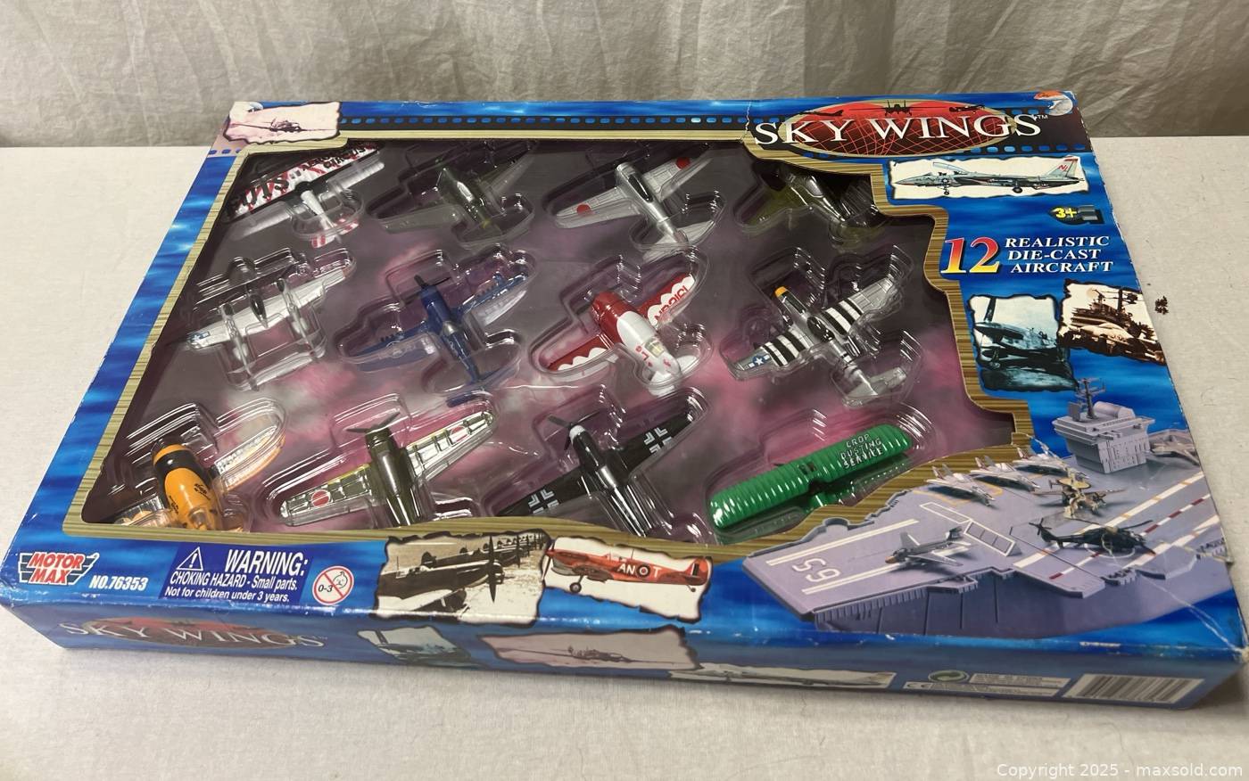 Motormax Sky Wings Die-Cast Aircraft Set | Maxsold
