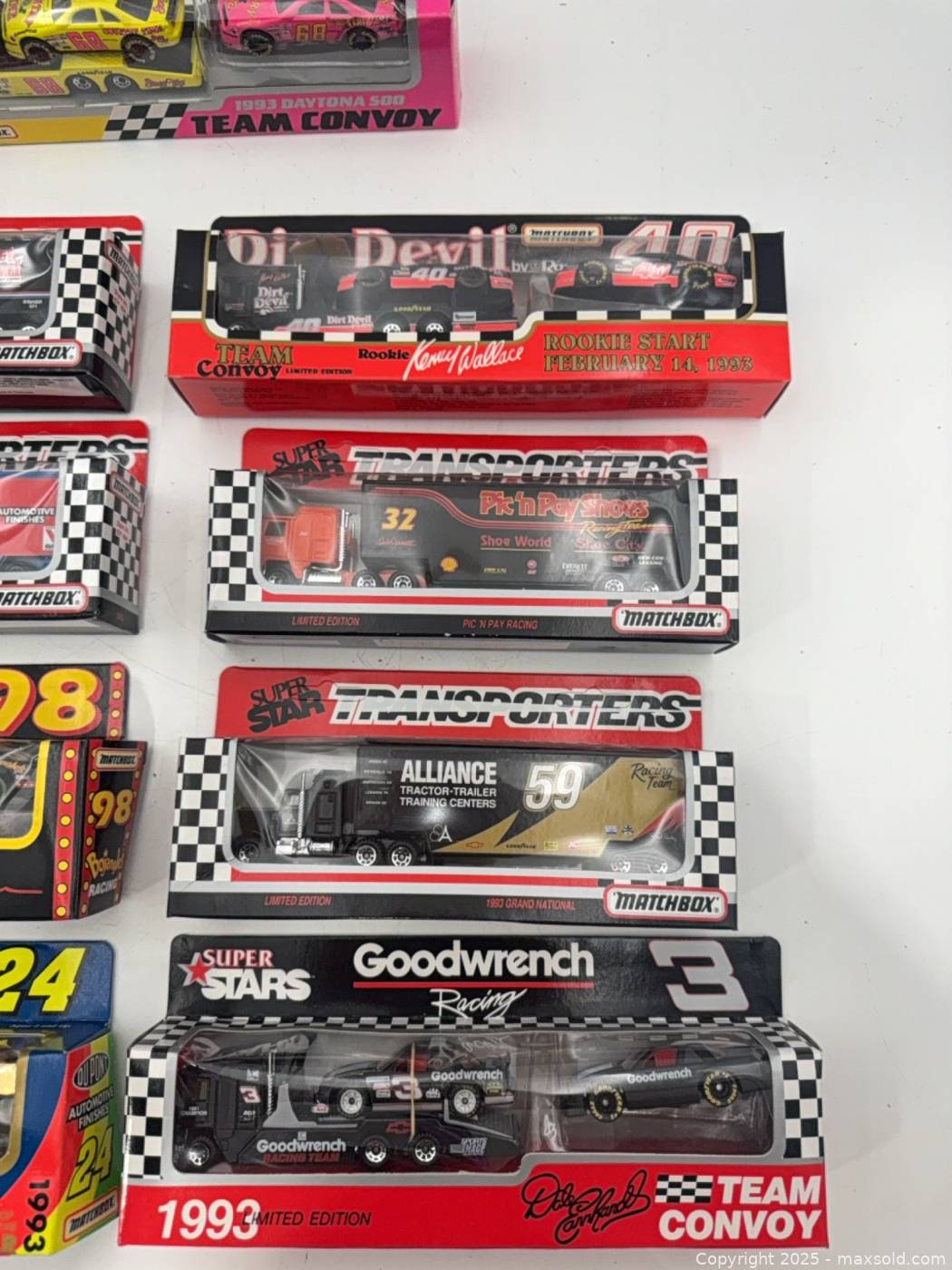 Matchbox Team Convoy NASCAR die-cast sets (10) | Maxsold