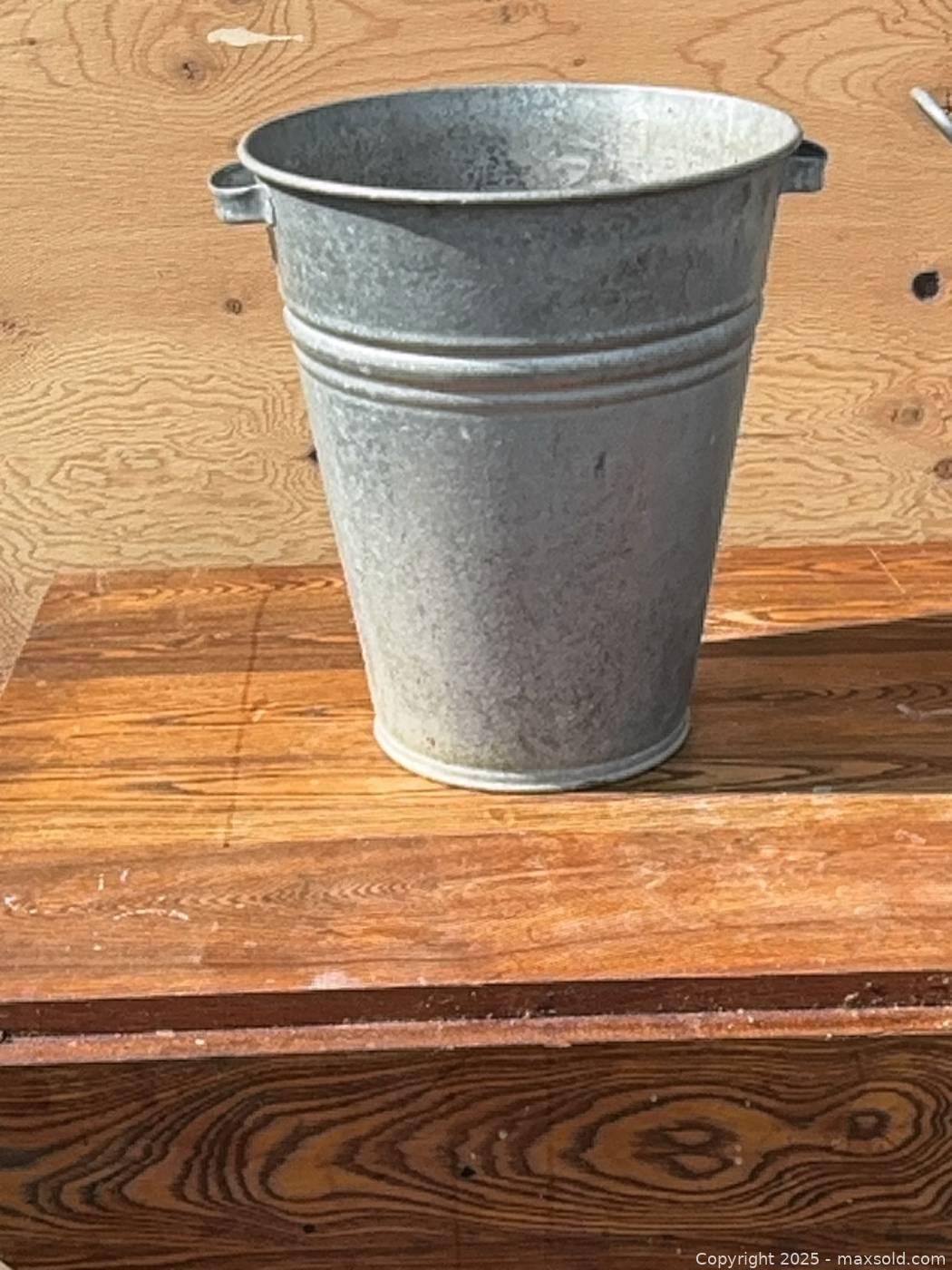 2 galvanized steel pails | Maxsold