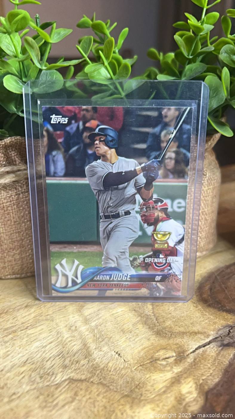 Topps Opening Day 2018 Aaron Judge Rookie Cup card | Maxsold
