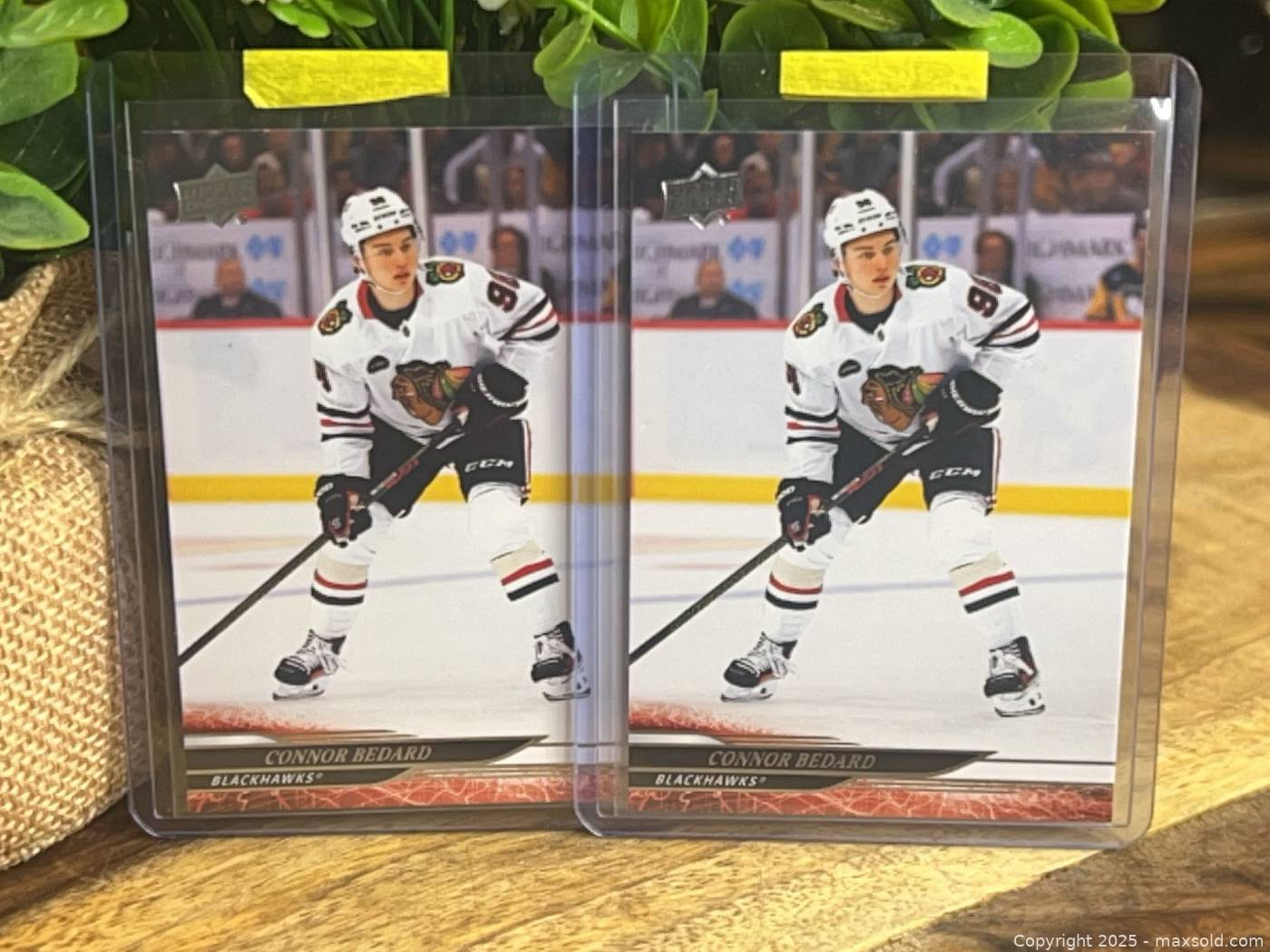Connor Bedard Upper Deck 2 rookie cards | Maxsold