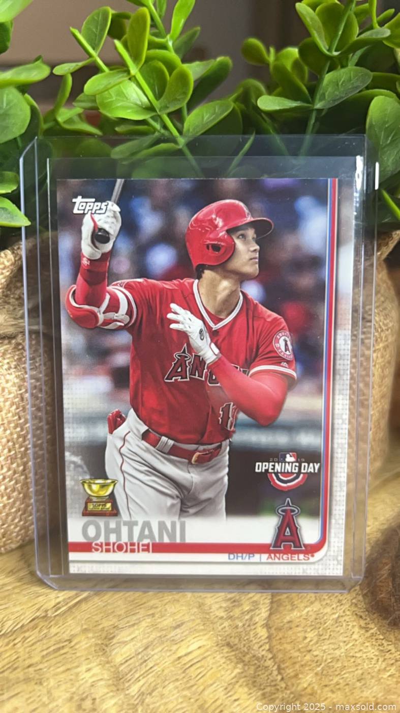 Shohei Ohtani Rookie Cup Topps Opening Day card | Maxsold