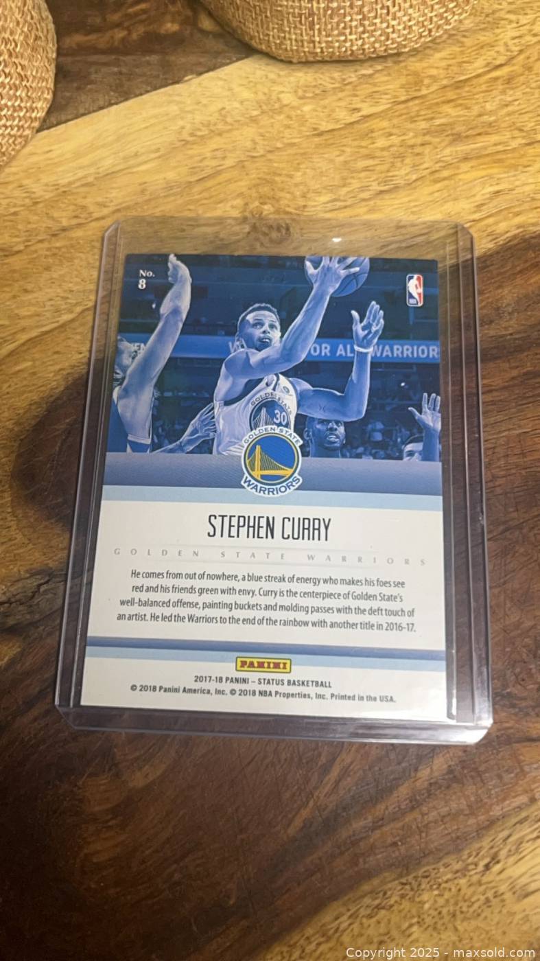 2017 Panini Status Symbols Stephen Curry card | Maxsold