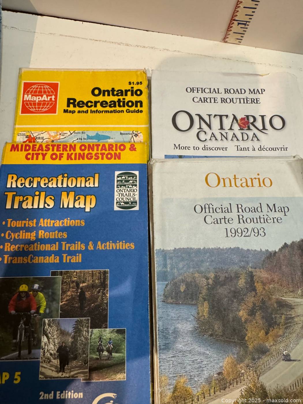 Ontario, Atlantic, Quebec, Alberta, NYC, Holy Land road maps | Maxsold