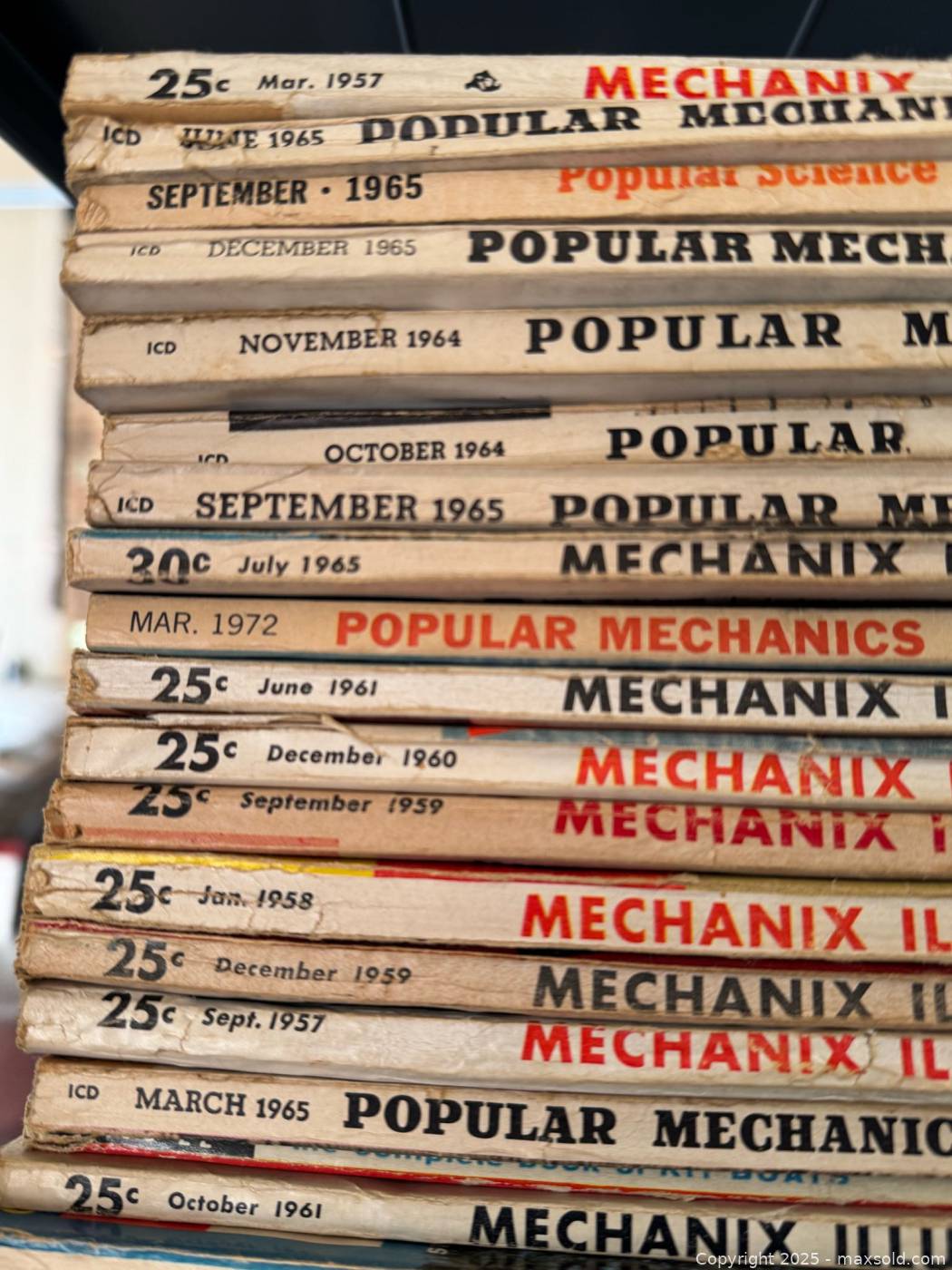 Vintage Popular Mechanics & Mechanix Illustrated Magazines 1957-1972 ...