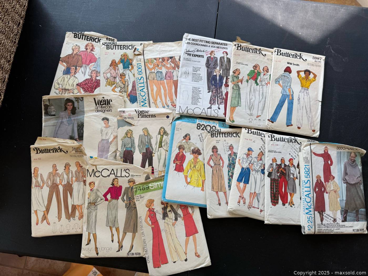 Vintage sewing patterns assorted brands | Maxsold