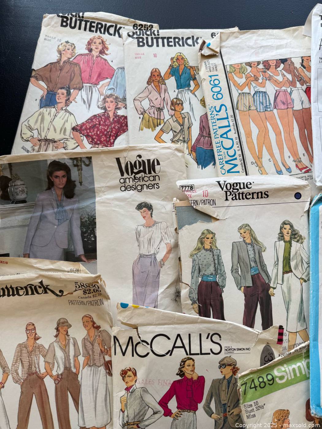 Vintage sewing patterns assorted brands | Maxsold
