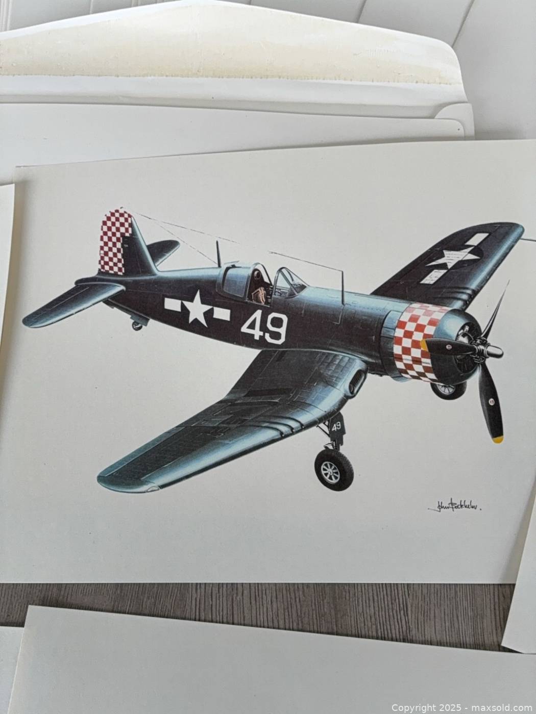 World War II aircraft lithograph prints by John Bartholomew | Maxsold