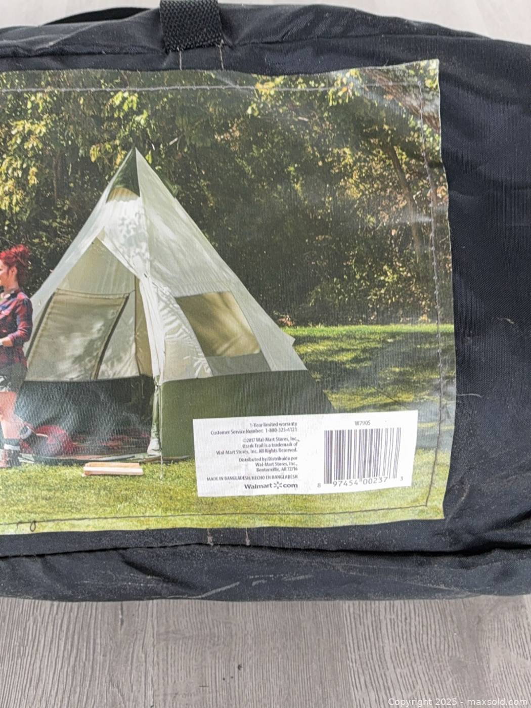 Ozark Trail 7-Person Teepee Tent in Carry Bag | Maxsold