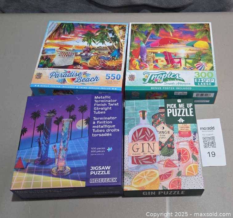 Assorted Jigsaw Puzzles 300-550 Pieces | Maxsold