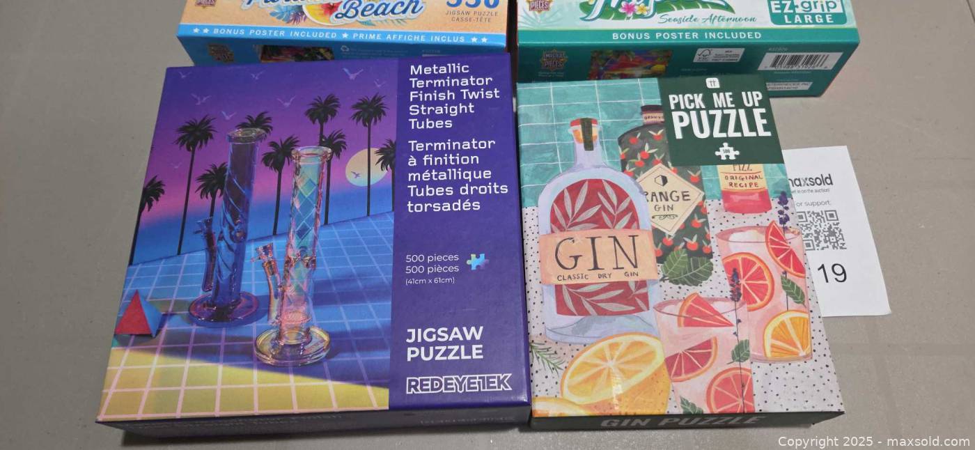 Assorted Jigsaw Puzzles 300-550 Pieces | Maxsold