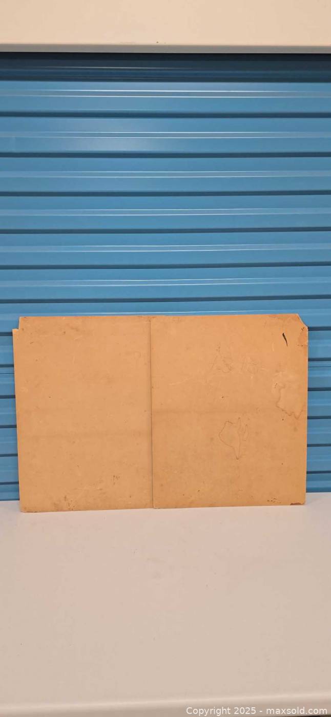 Portrait MDF Particle Board Pieces 16x20 Pair | Maxsold