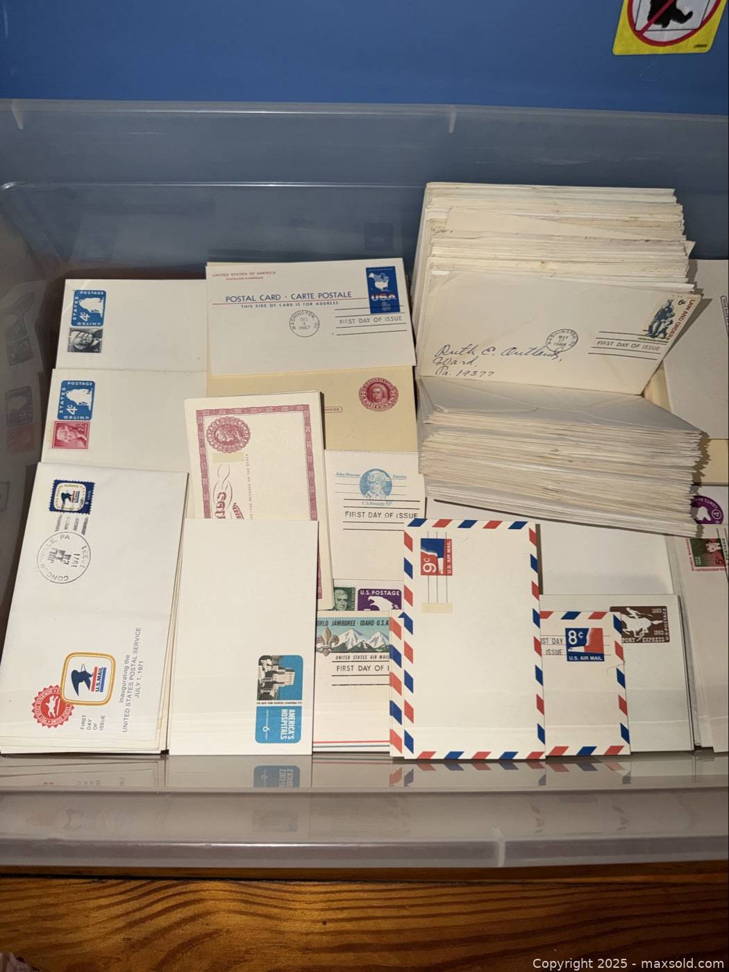 Stamped envelopes and postcards assortment | Maxsold