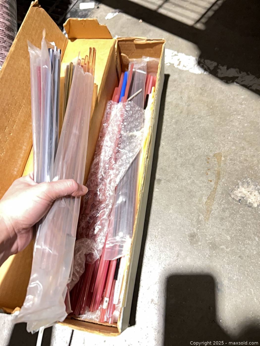 Bullseye assorted glass rods | Maxsold