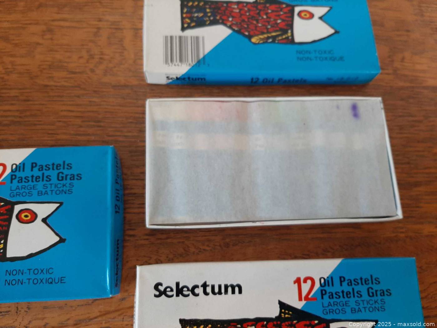 Three Selectum 12-Color Oil Pastel Boxes | Maxsold