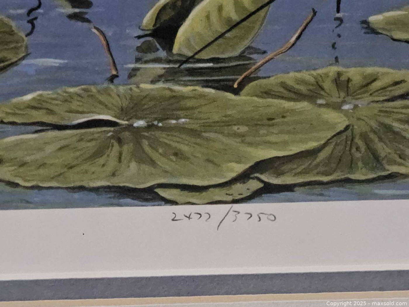 Signed and numbered Lissa Calvert print "Spring" | Maxsold