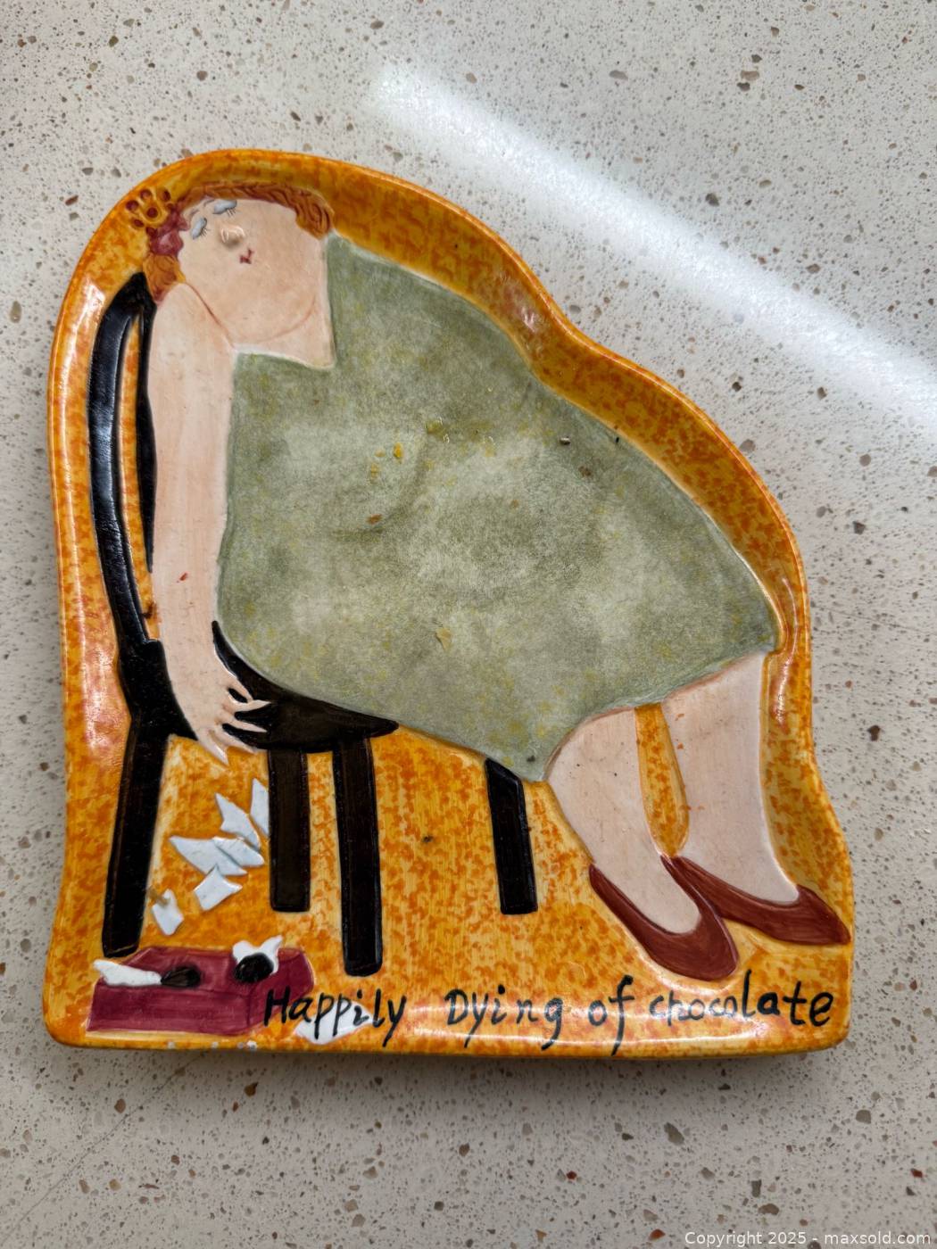 House of Prill Erika Oller decorative plate | Maxsold