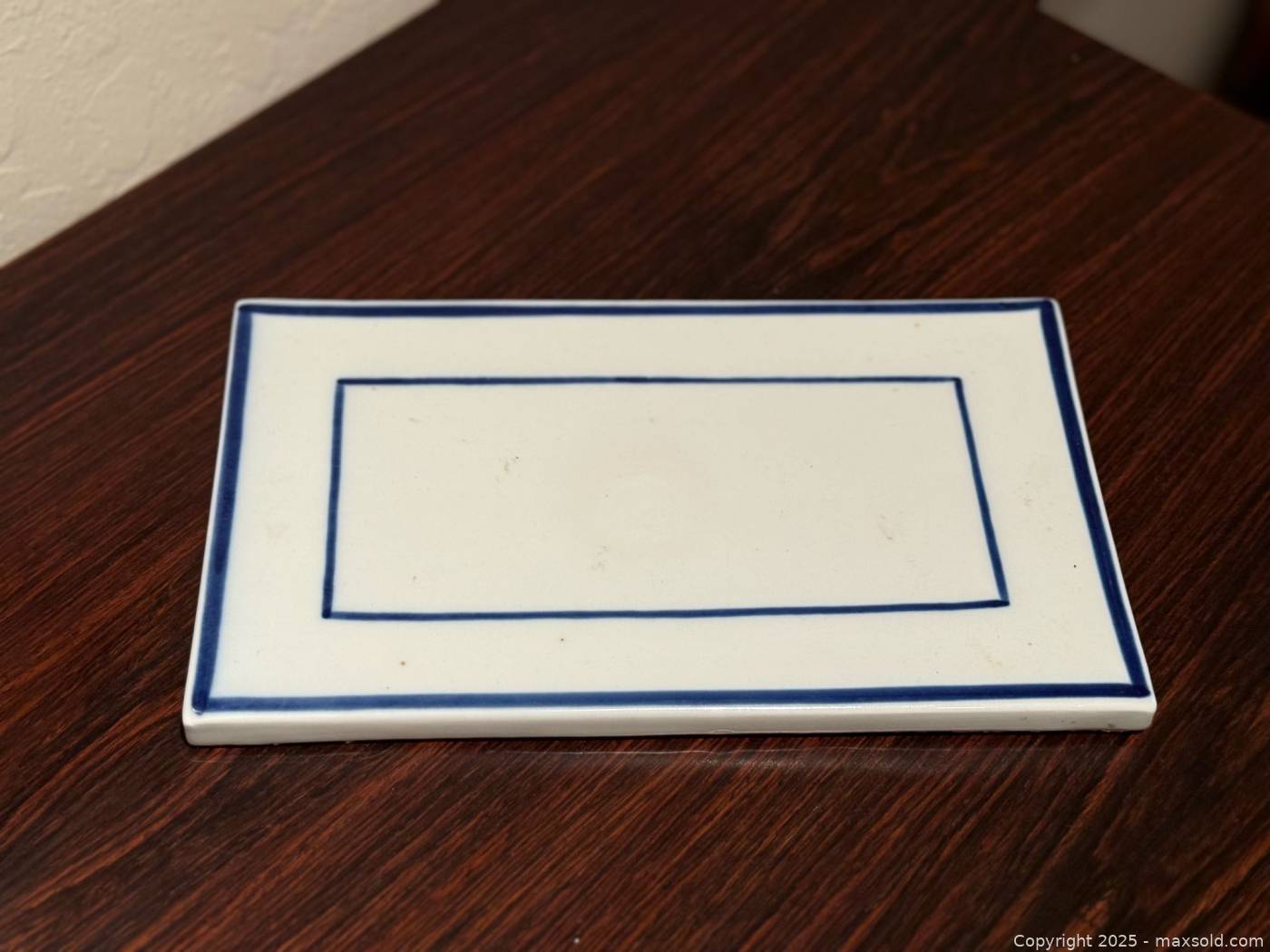 Vintage Japanese Ceramic Rectangular Plate | Maxsold