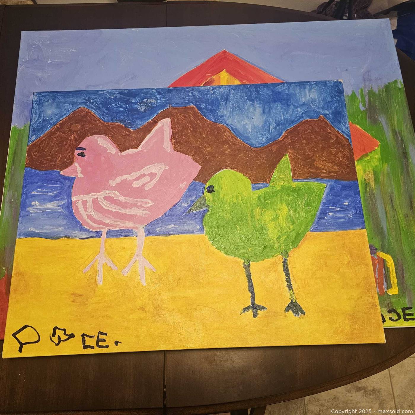 Local artist Jace acrylic paintings | Maxsold
