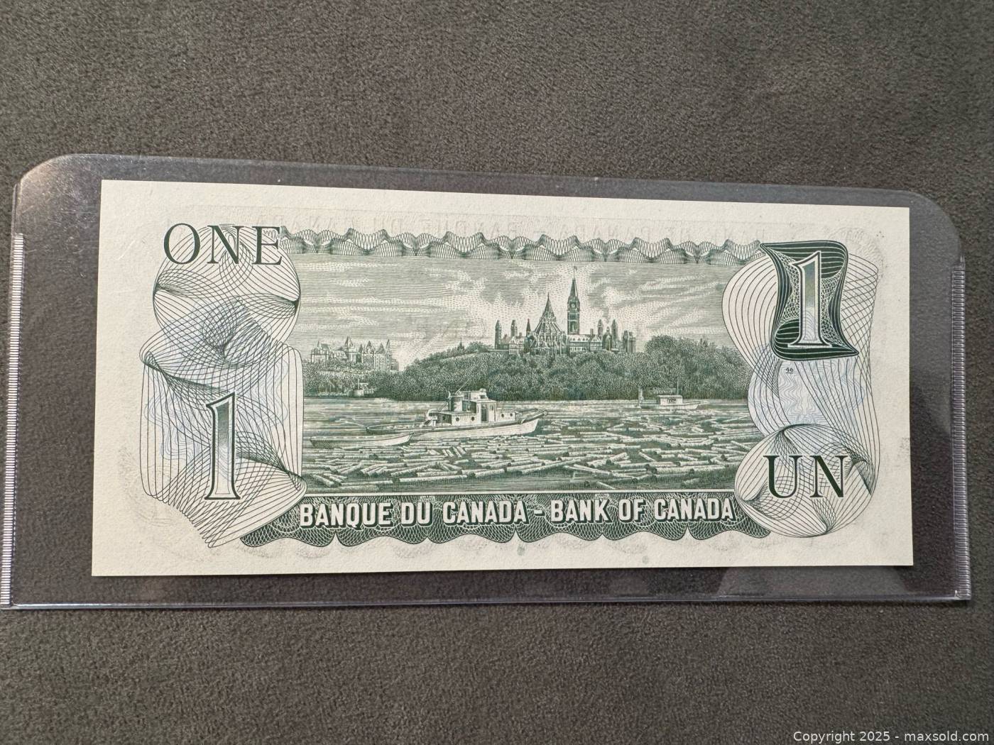 Bank of Canada $1 banknote Queen Elizabeth II | Maxsold