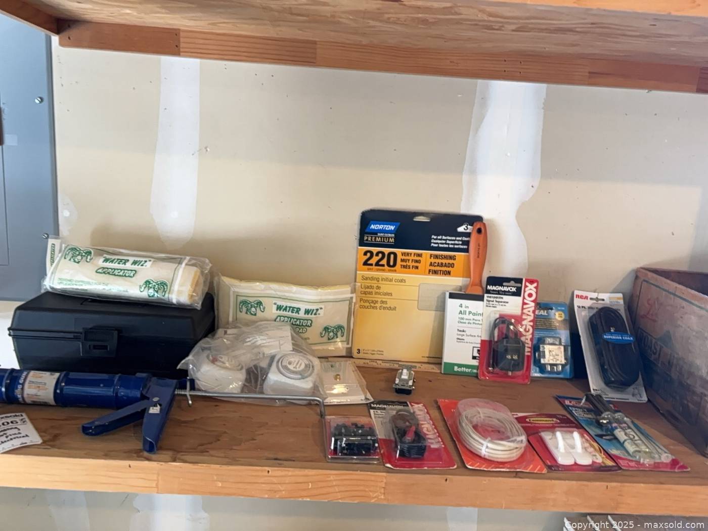 Mixed DIY supplies & small tools | Maxsold