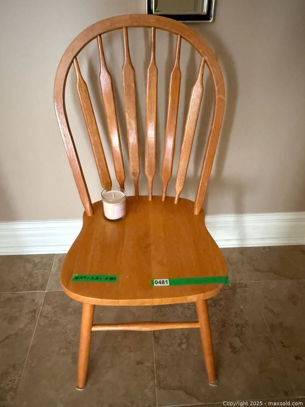 Wood Windsor Arrowback Dining Chair | Maxsold