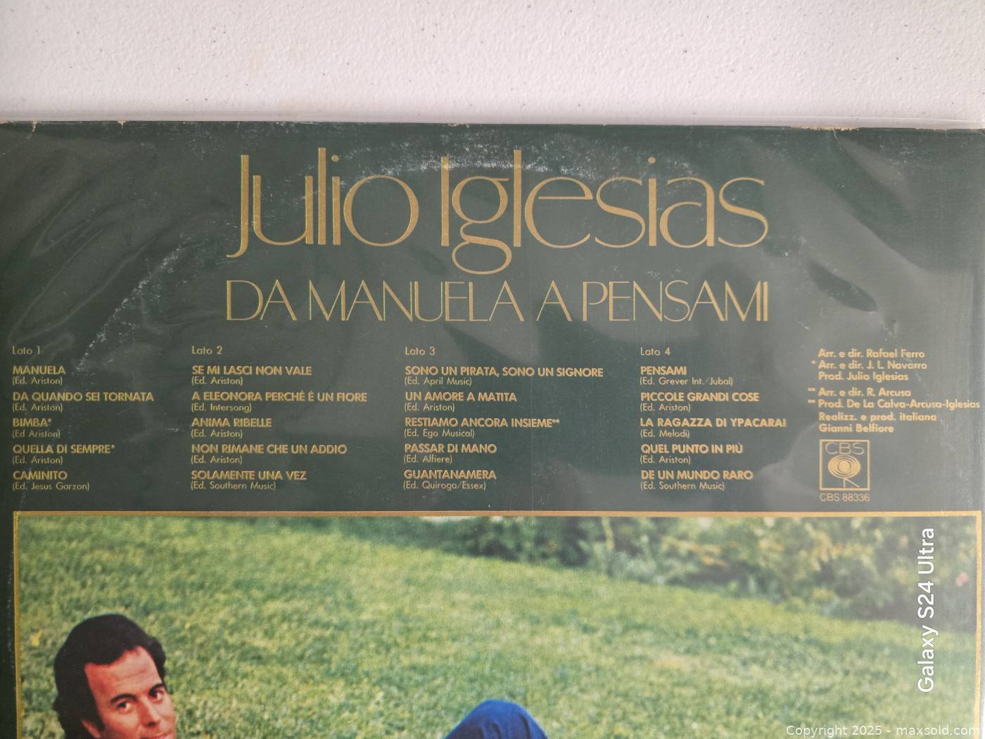 2 Julio Iglesias Da Manuela A Pensami LPs | Maxsold