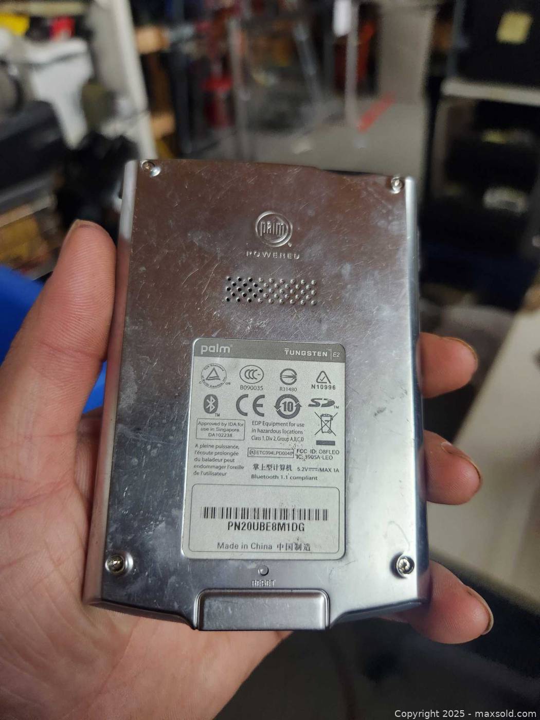 Palm Tungsten E2 PDA with sealed cradle kit | Maxsold