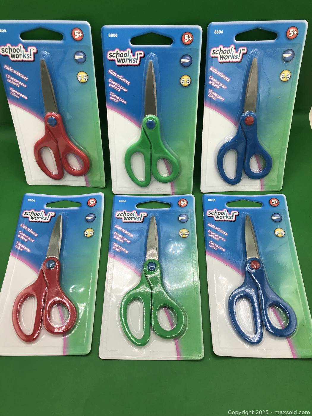 School Works kids scissors, 6 new pcs | Maxsold
