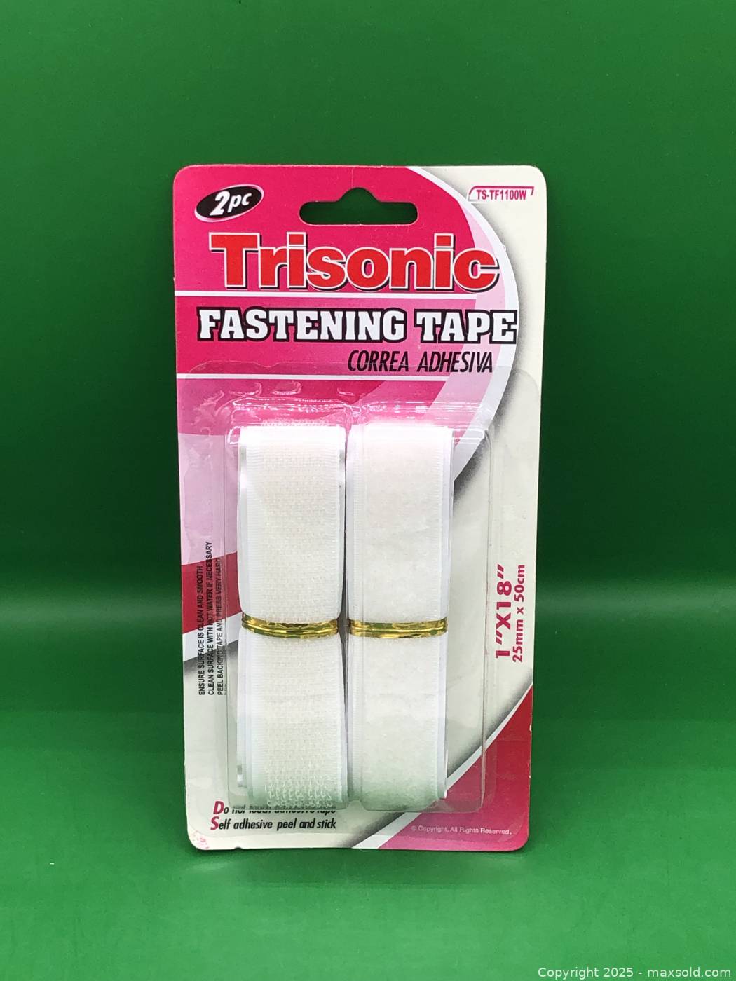 Box of 24 Trisonic Fastening Tape Packs | Maxsold