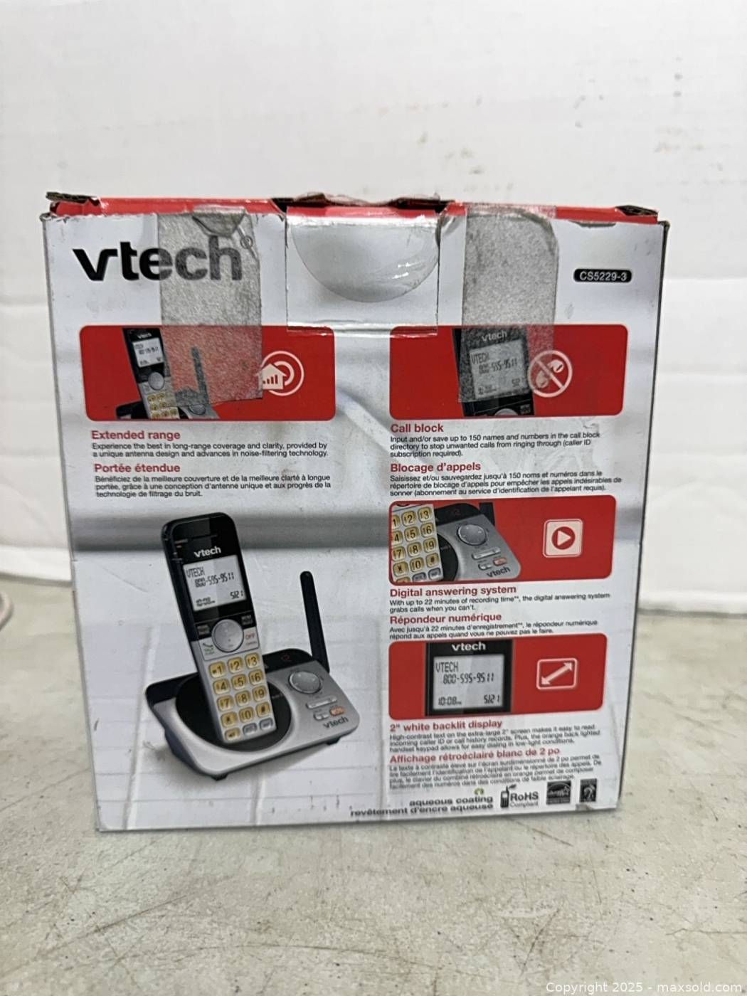 VTech CS5229-3 Cordless Phone System | Maxsold