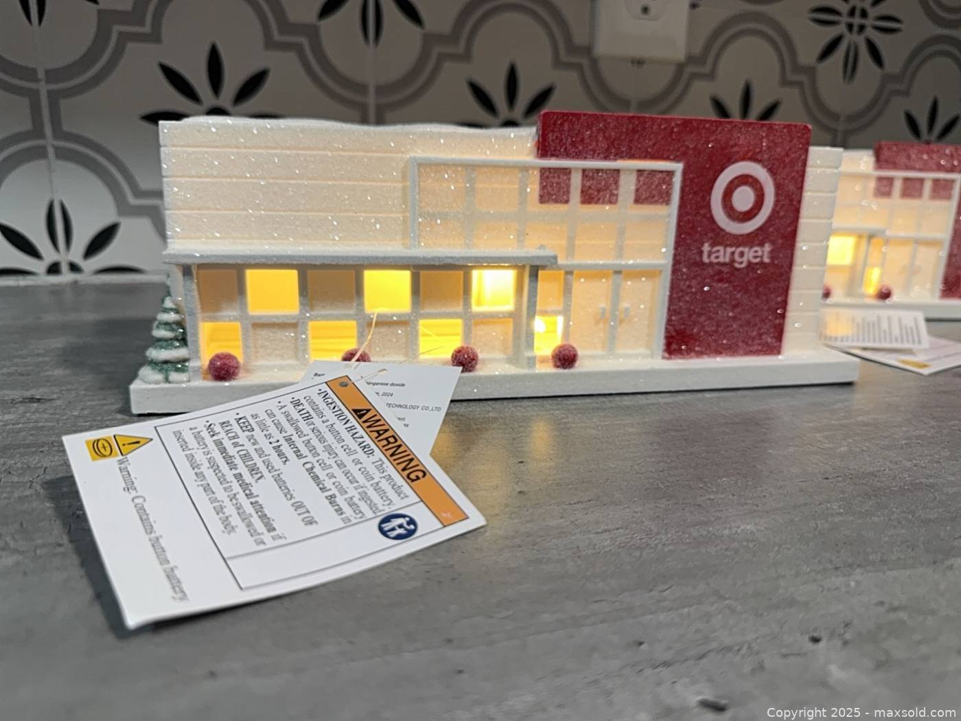 2 Target light-up Christmas village stores 11x4x4 | Maxsold
