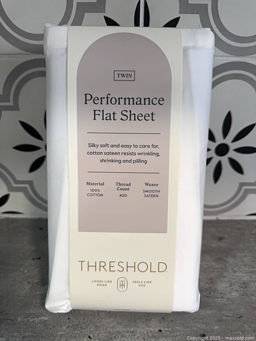 Threshold Twin Performance Flat Sheet | Maxsold