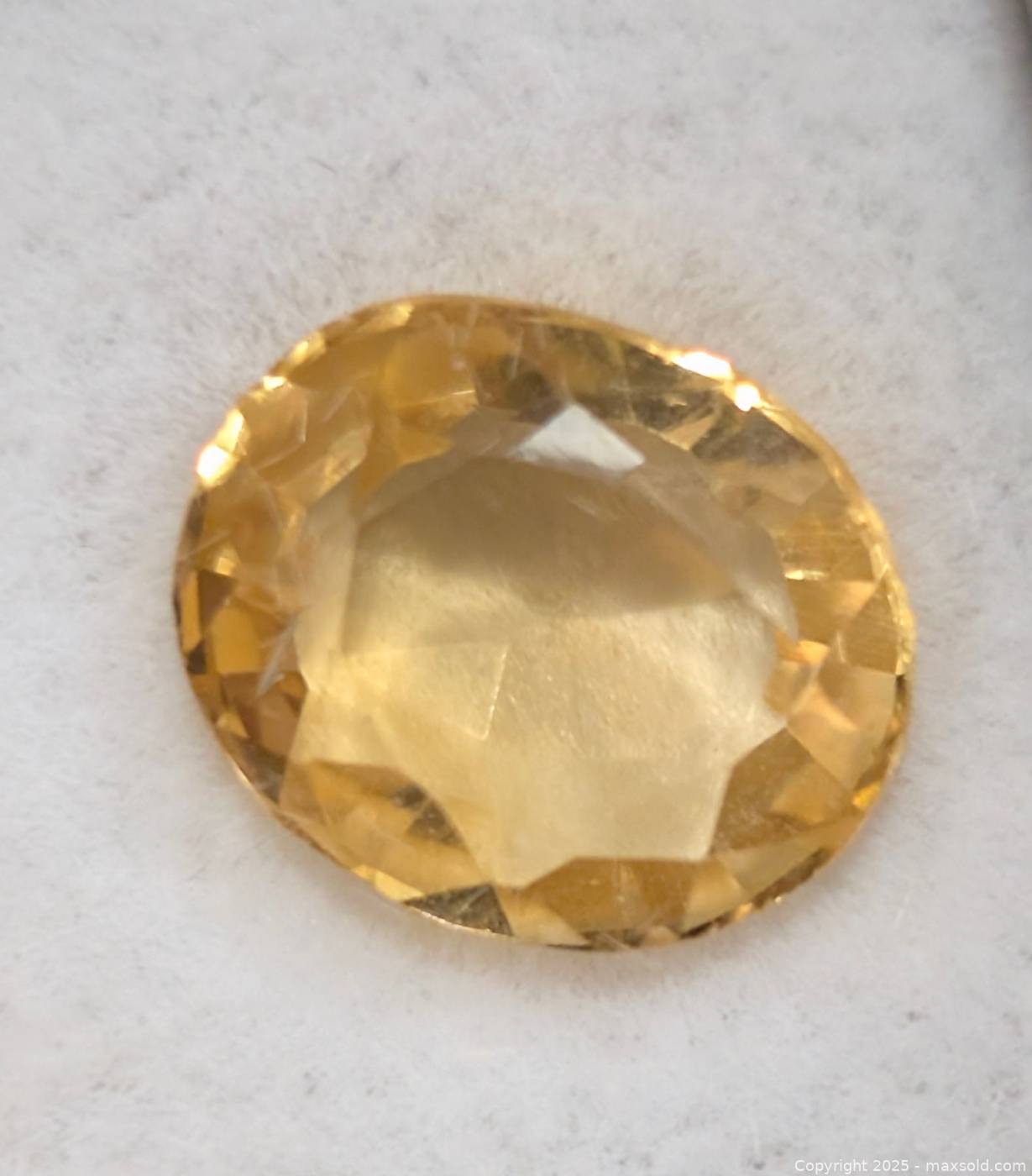 Genuine Citrine Gemstone 3ct | Maxsold