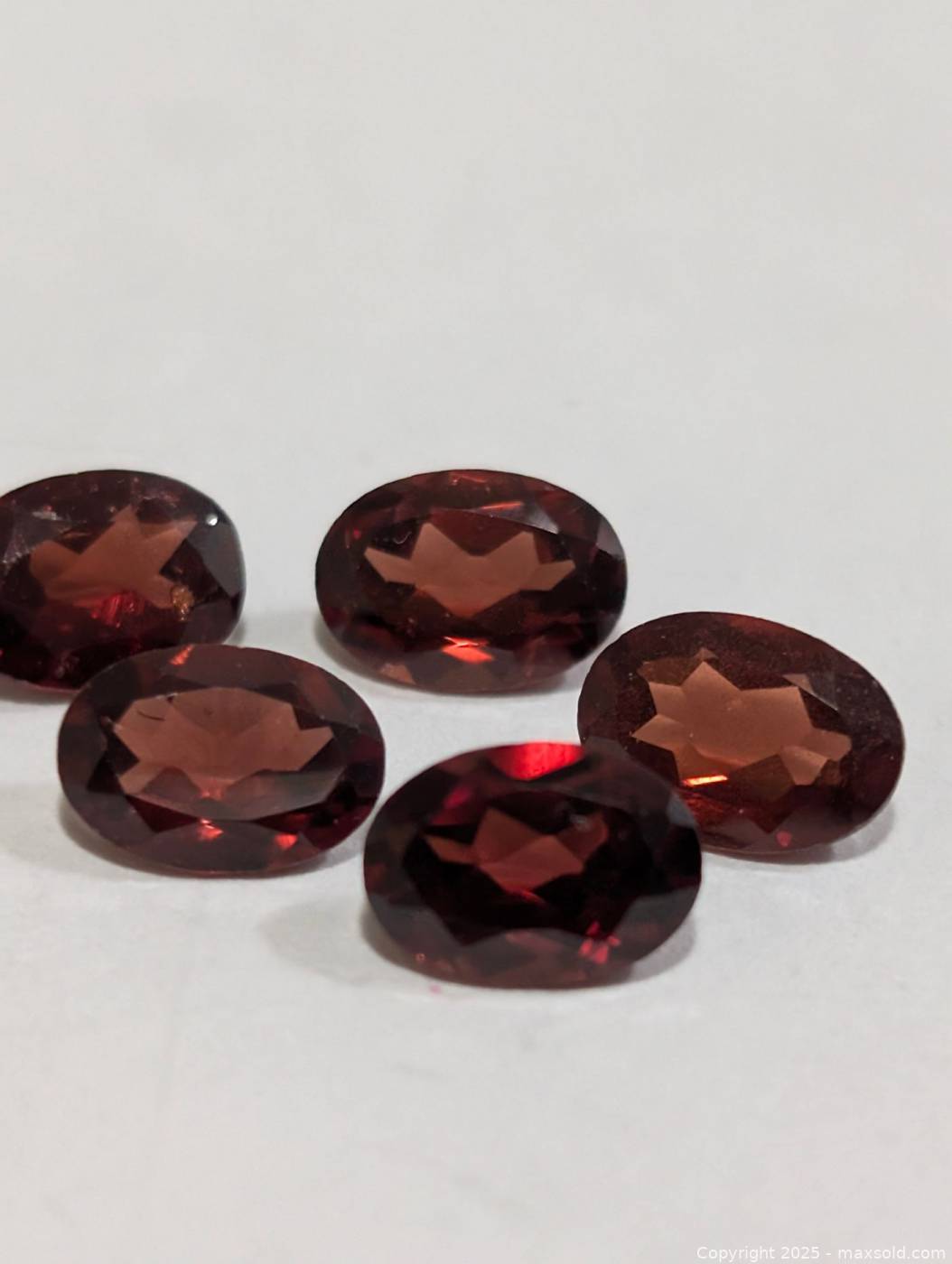 Genuine Garnet Loose Gemstones Approx 4ct | Maxsold