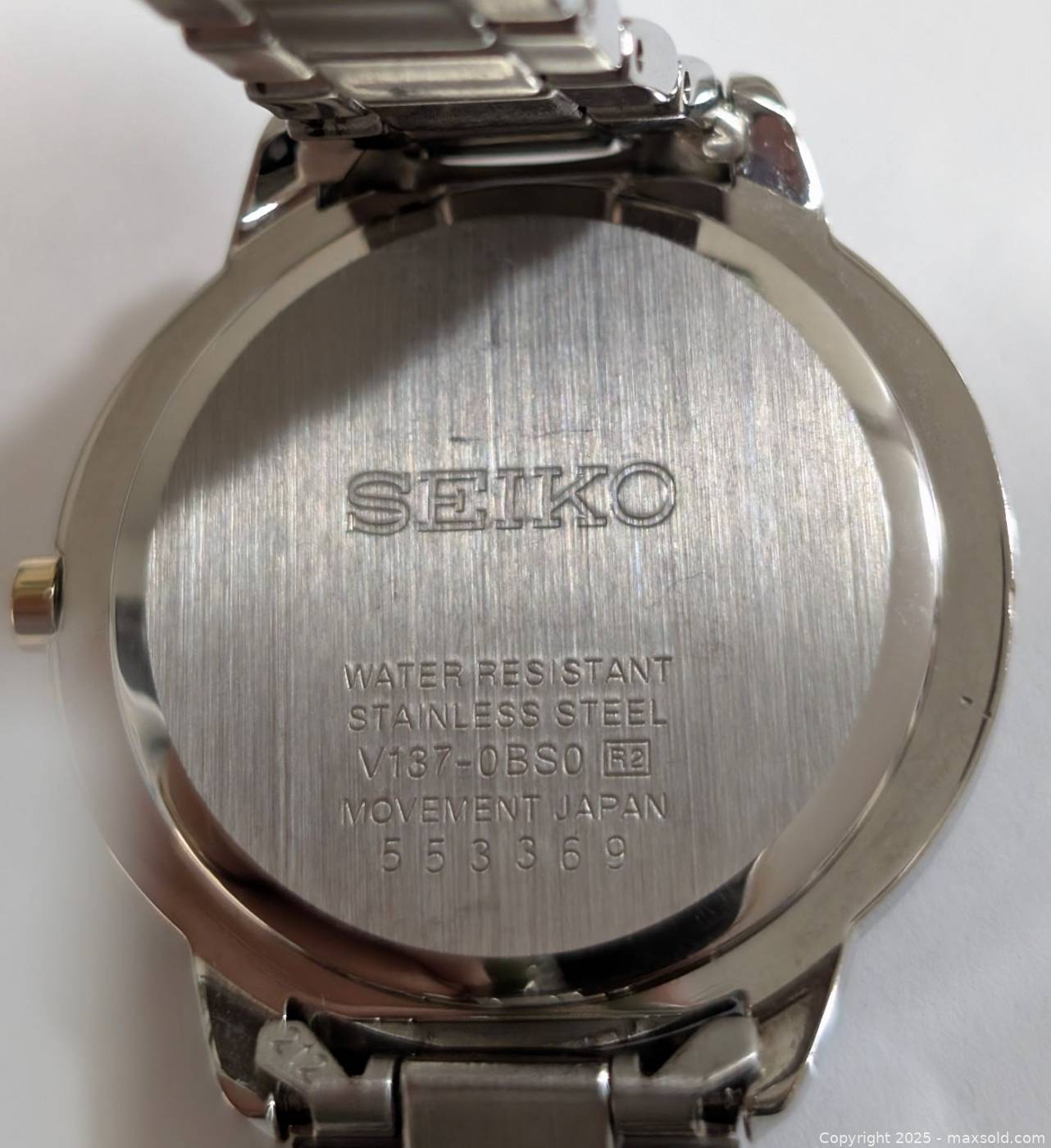 Seiko stainless steel solar wristwatch | Maxsold