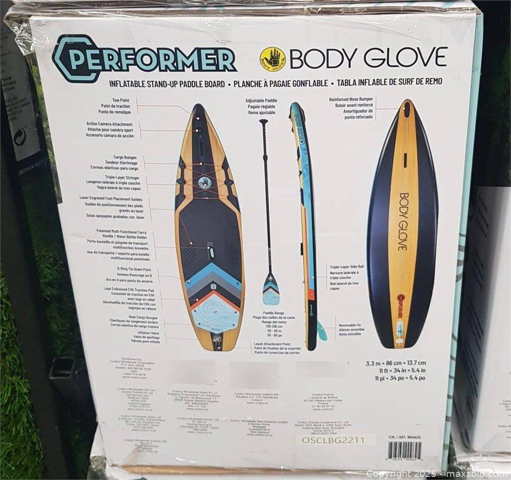 Body Glove Performer 11' Inflatable Paddle Board | Maxsold