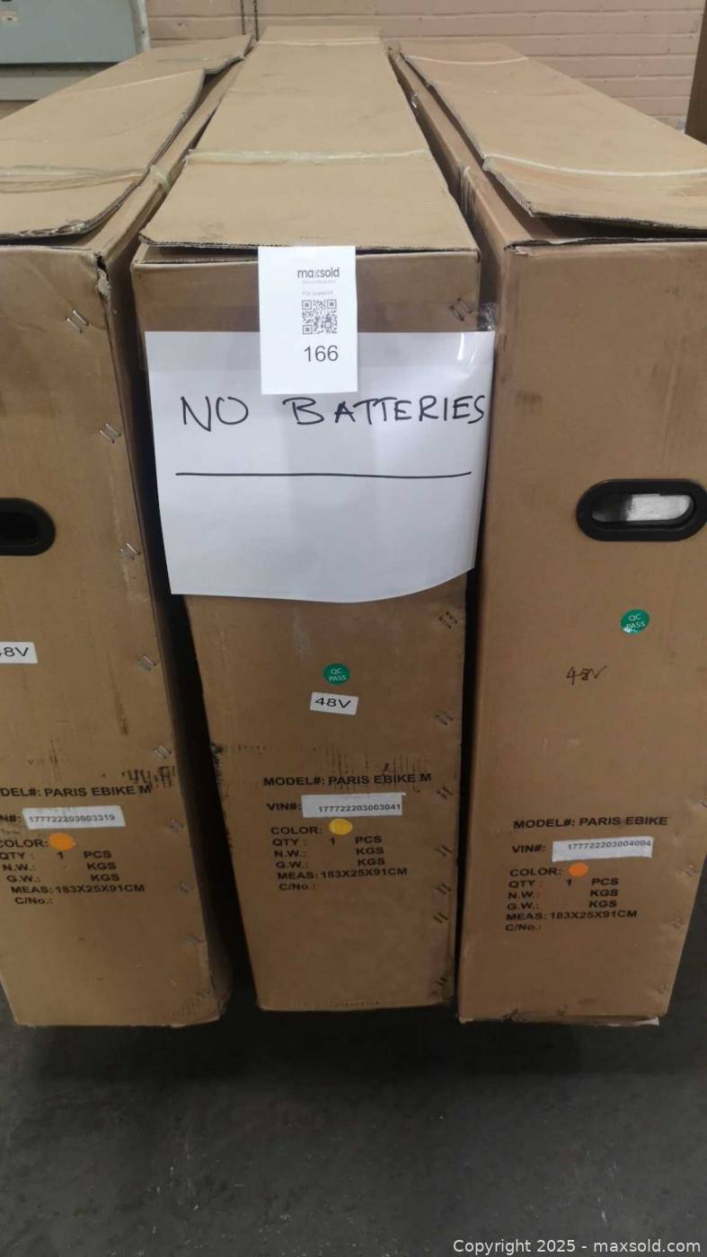 Daymak Paris Deluxe 500W 48V Step-Through E-Bike – Orange, Battery Missing | Maxsold