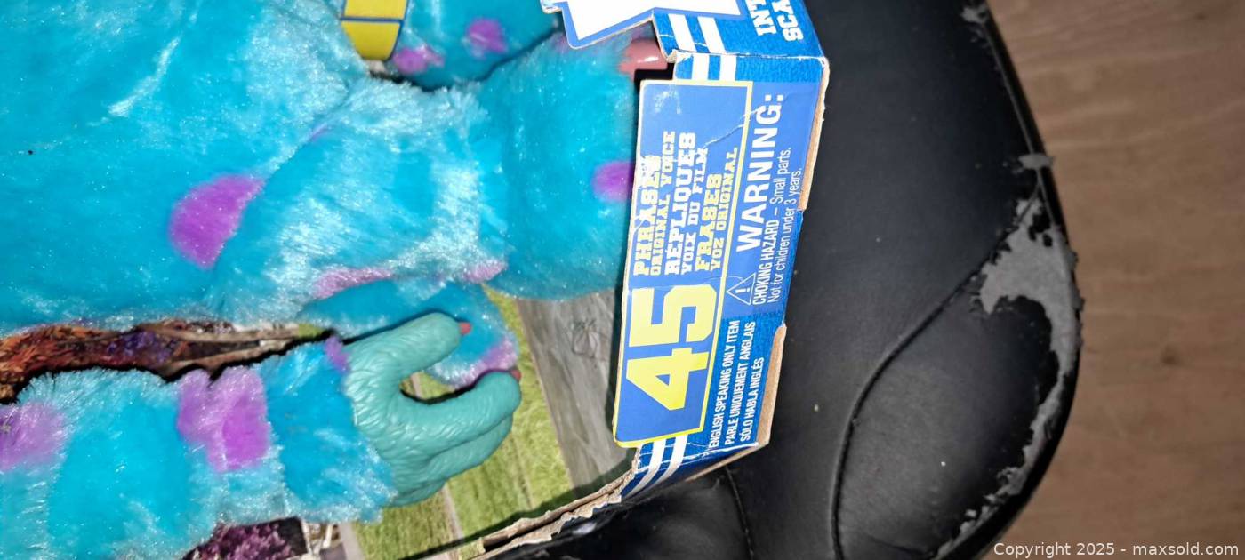 Disney Pixar Monsters University Interactive Scare Sulley Toy | Maxsold