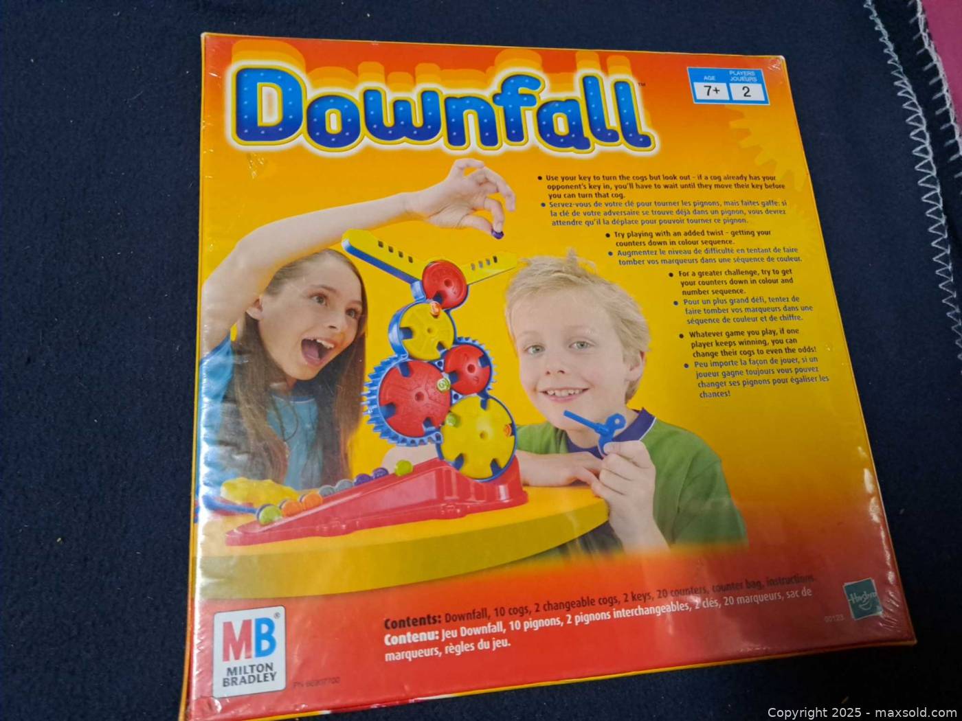 Milton Bradley Downfall board game new | Maxsold