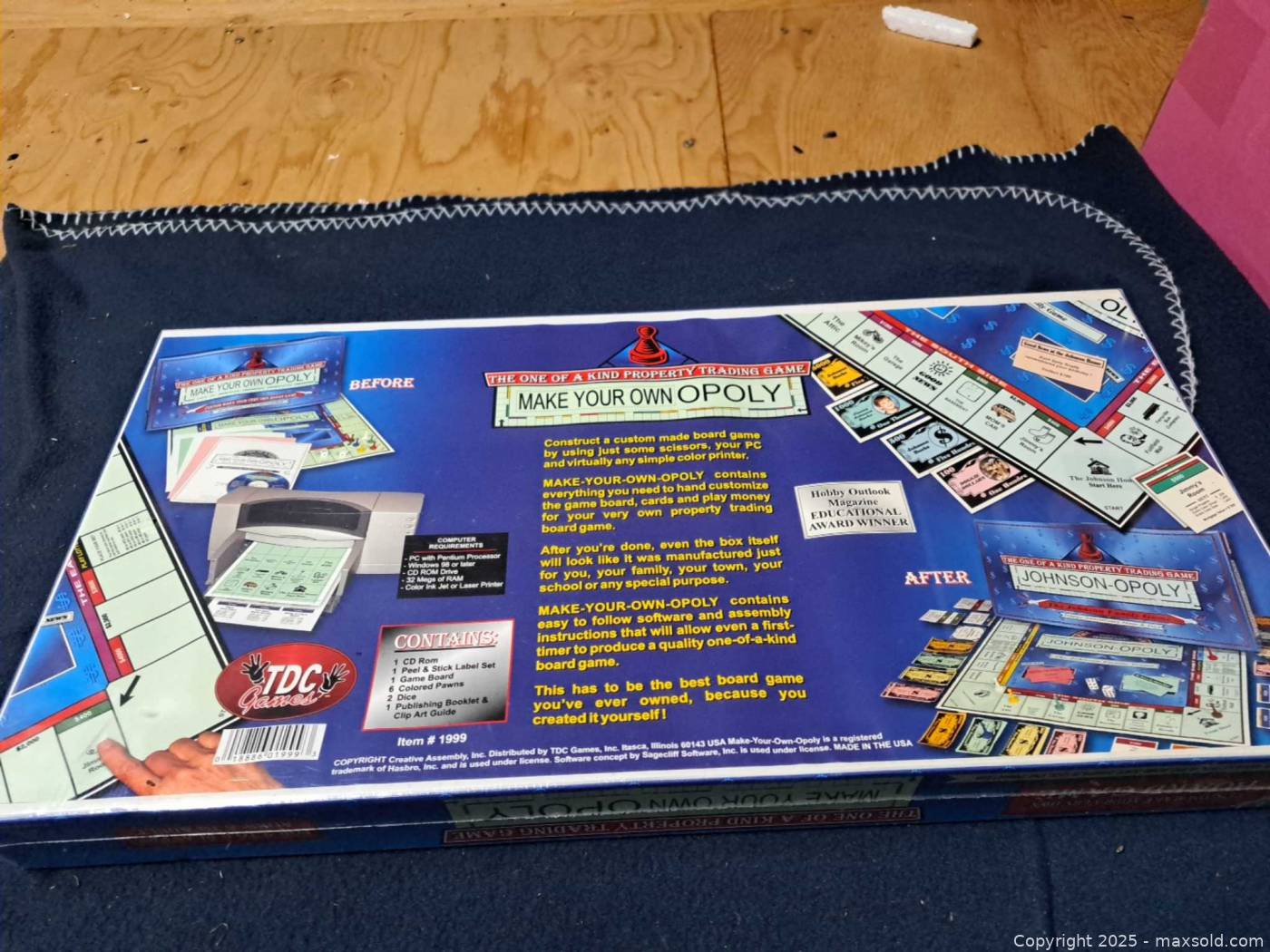 Make Your Own Opoly board game kit | Maxsold