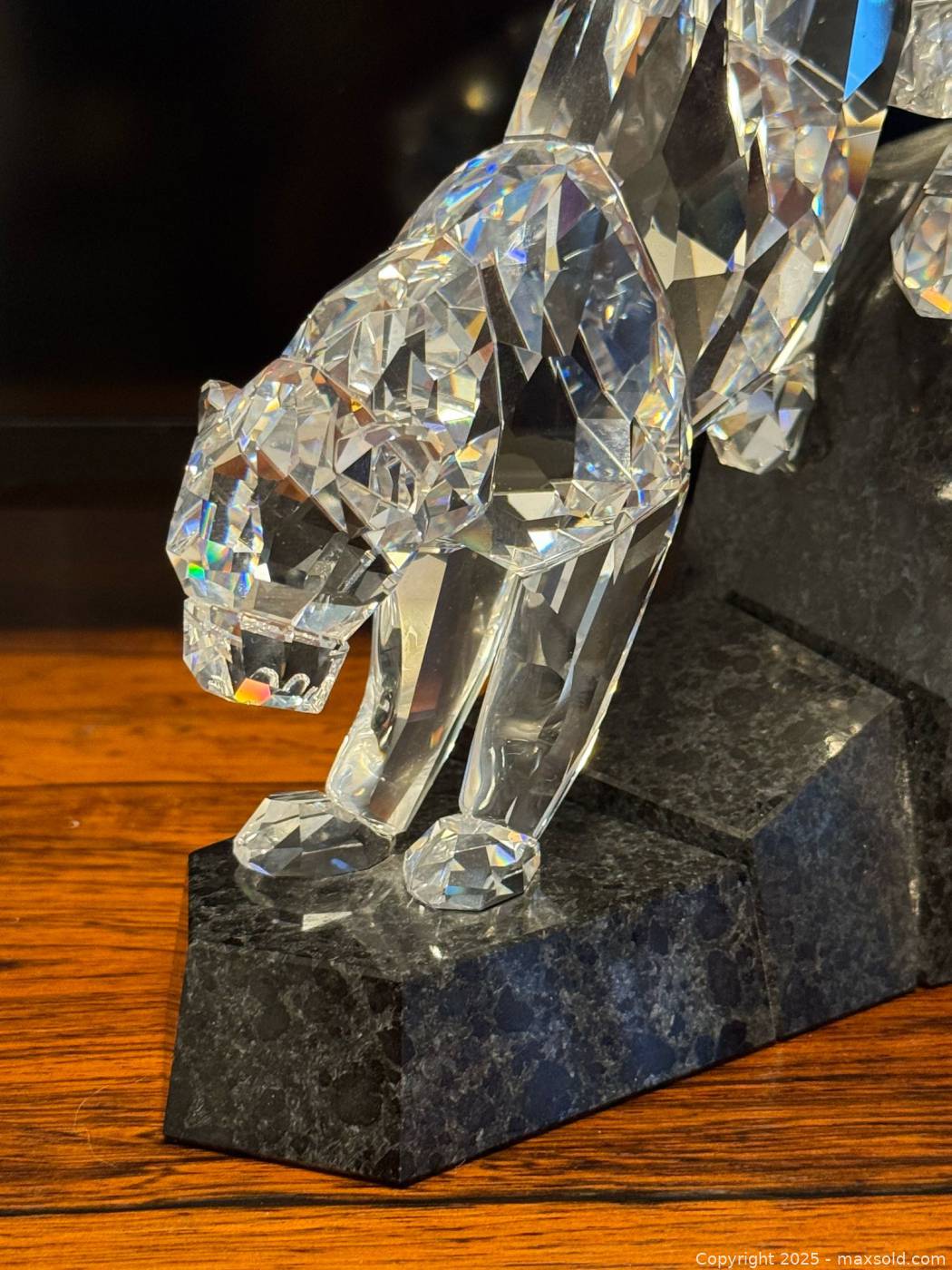 Swarovski Soulmates Panther Crystal Figurine | Maxsold