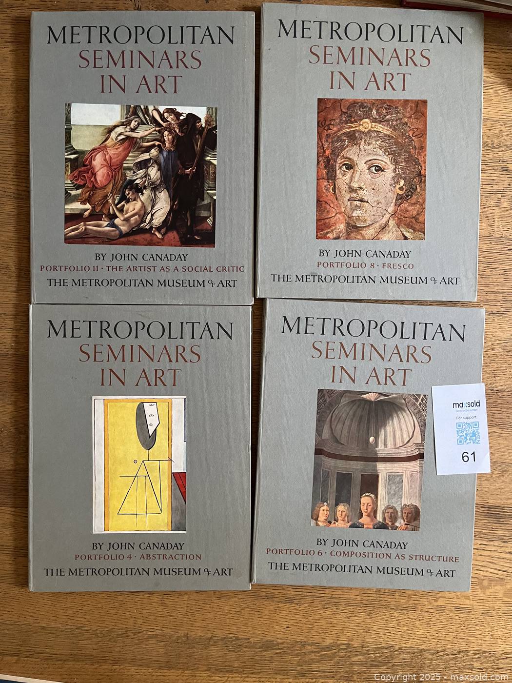Metropolitan Seminars in Art 4-volume set | Maxsold
