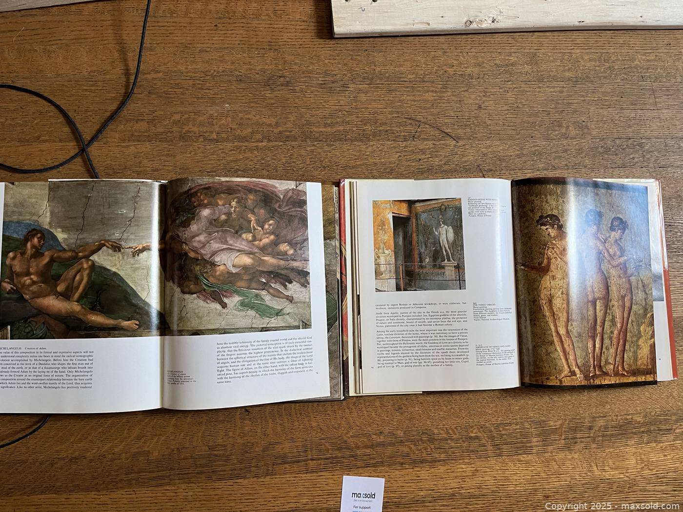 Vatican Museums Rome and The Art of Pompeii and Herculaneum books | Maxsold